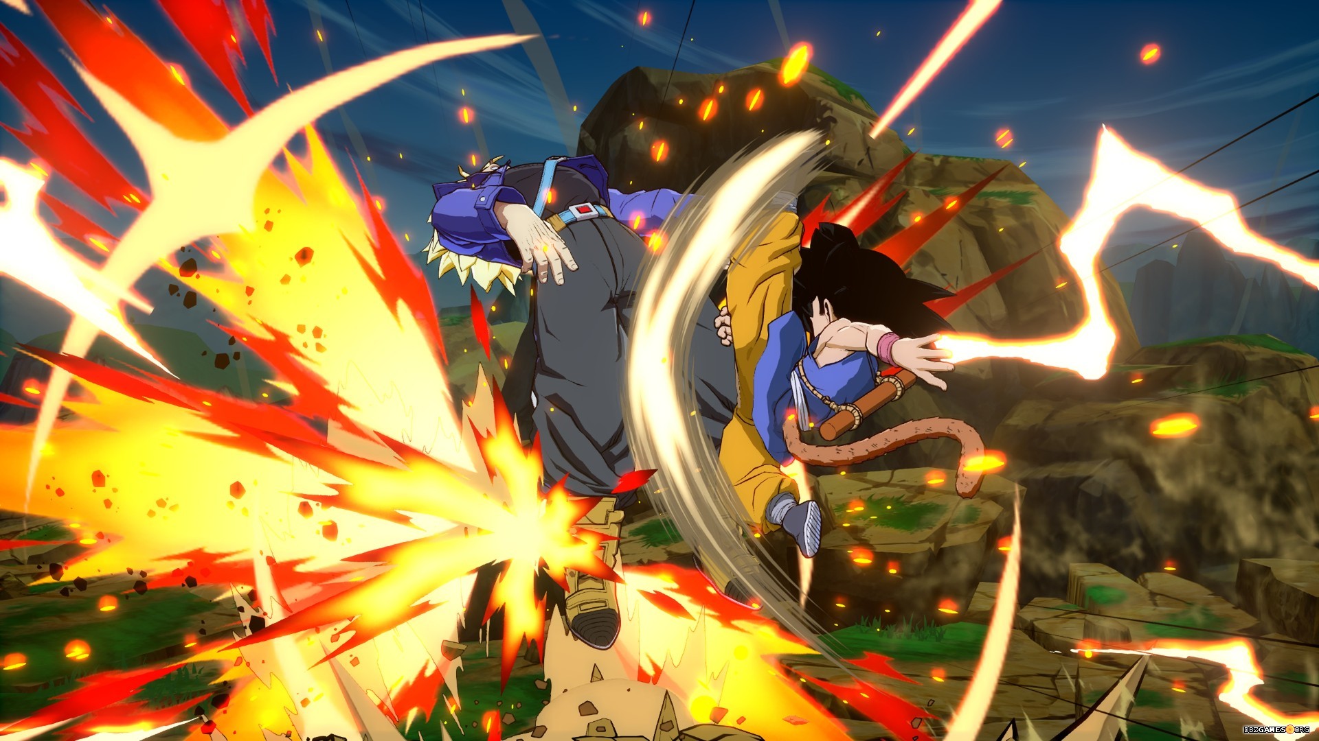 Dragon Ball FighterZ: Goku (GT) Meteor Attack screenshots - DBZGames.org